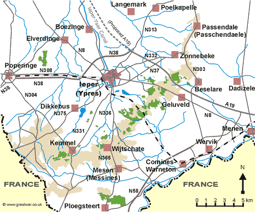 Ypres Maps - The Western Front - The Great War (1914-1918) Forum