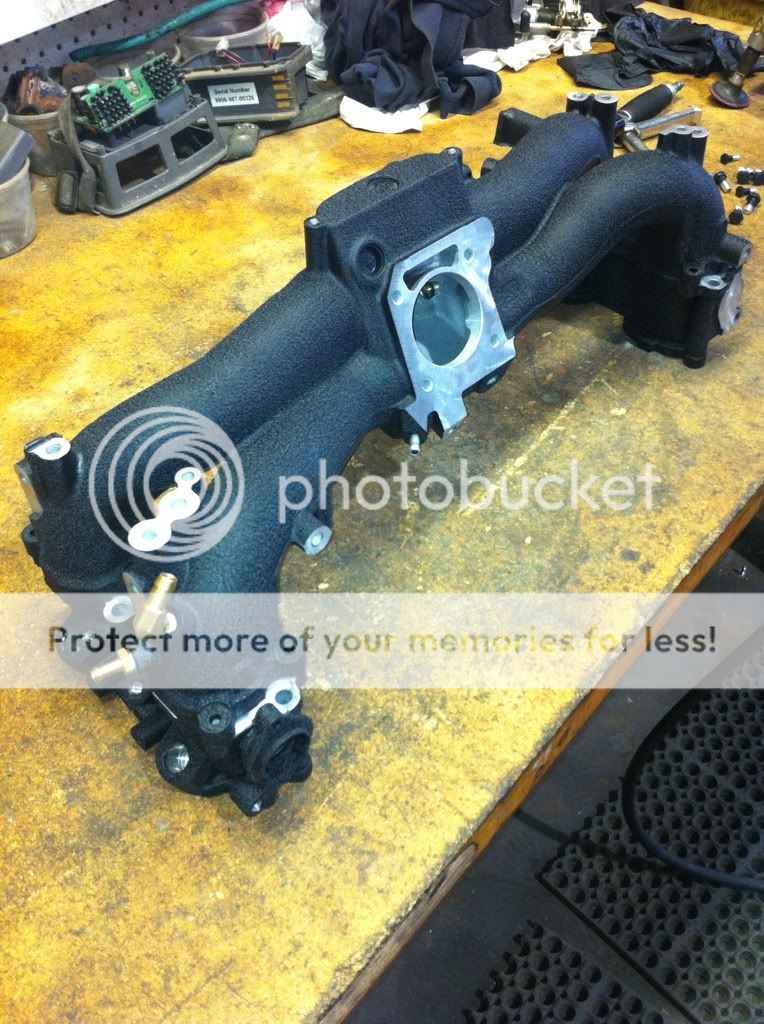 Wrinkle black spray paint intake manifd!!! - NASIOC