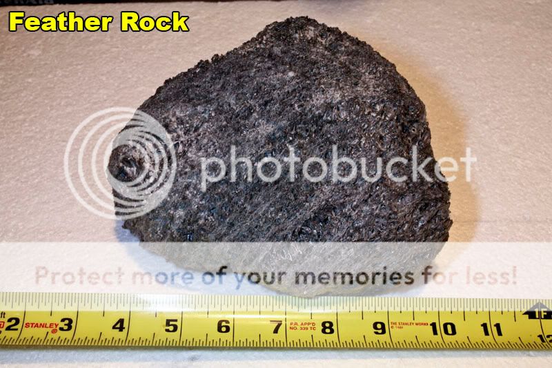 Comparison of Feather Rock and Lava Rock